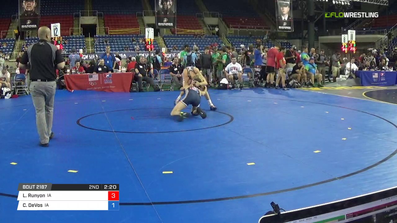 Cadet FS 138 Con-Semi - Lance Runyon (IA) vs. Cade DeVos (IA) - YouTube
