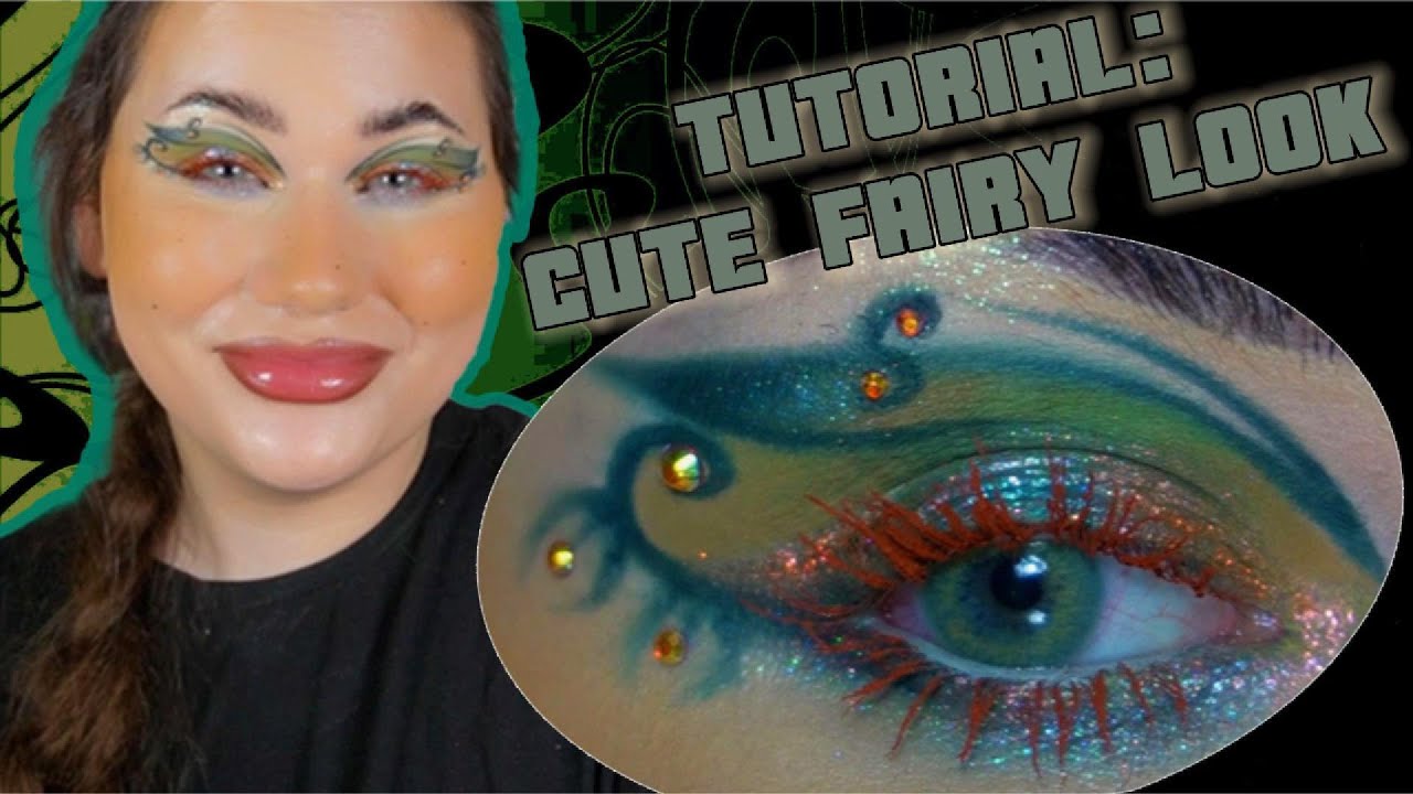 TUTORIAL: CUTE FAIRY LOOK FT. KRYPTEIN COSMETICS BURNT FOREST PALETTE ...
