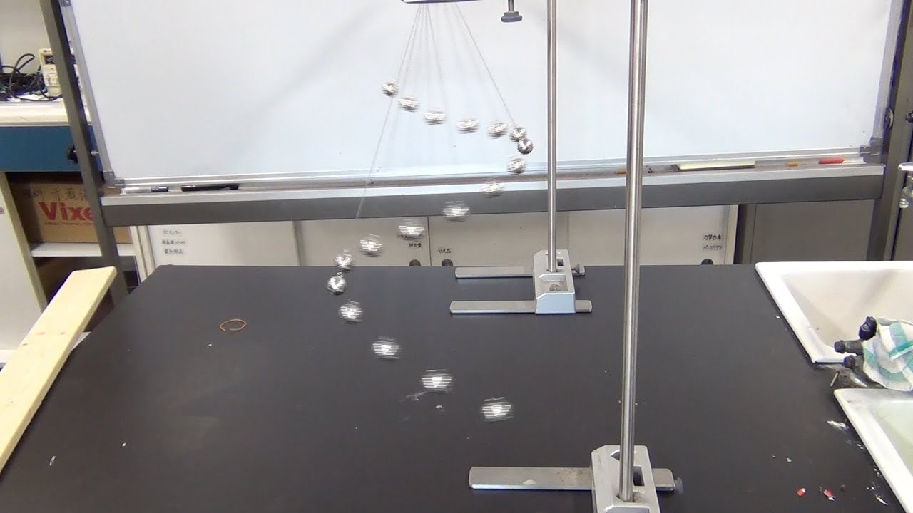 【物理実験】Pendulum wave machine（調整中です） - YouTube