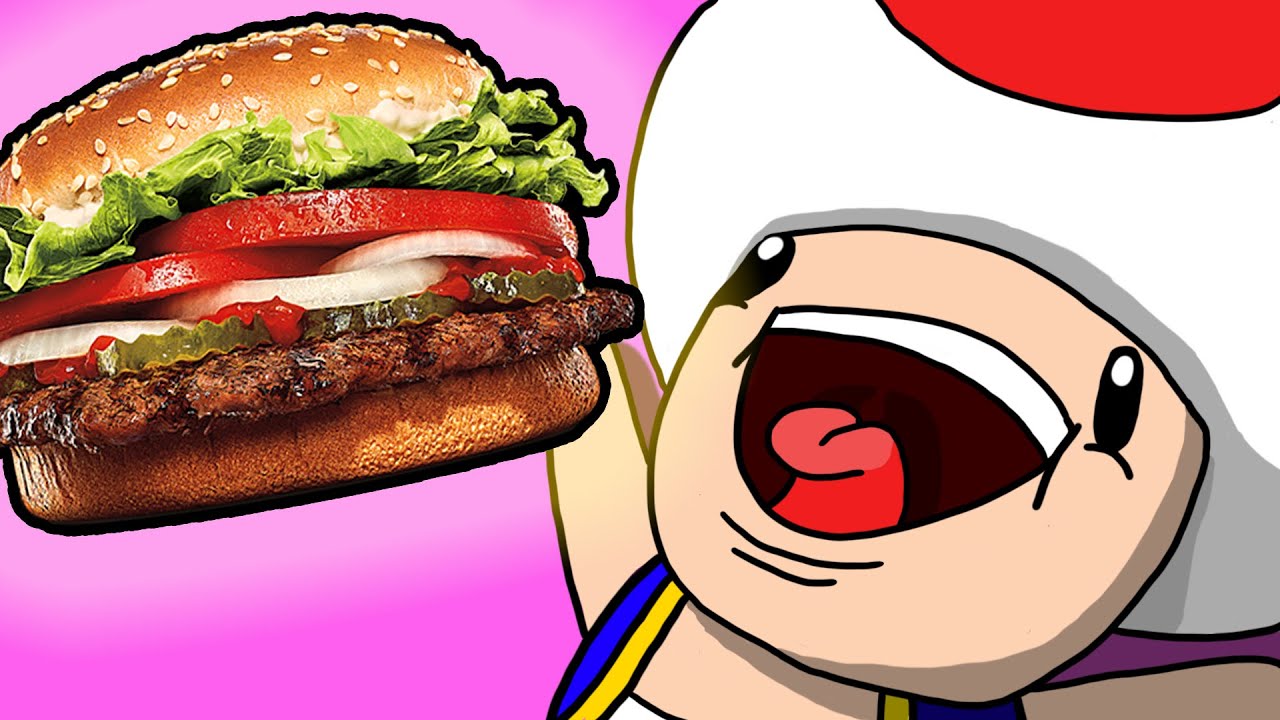 Toad sings Burger King WHOPPER Commercial - YouTube