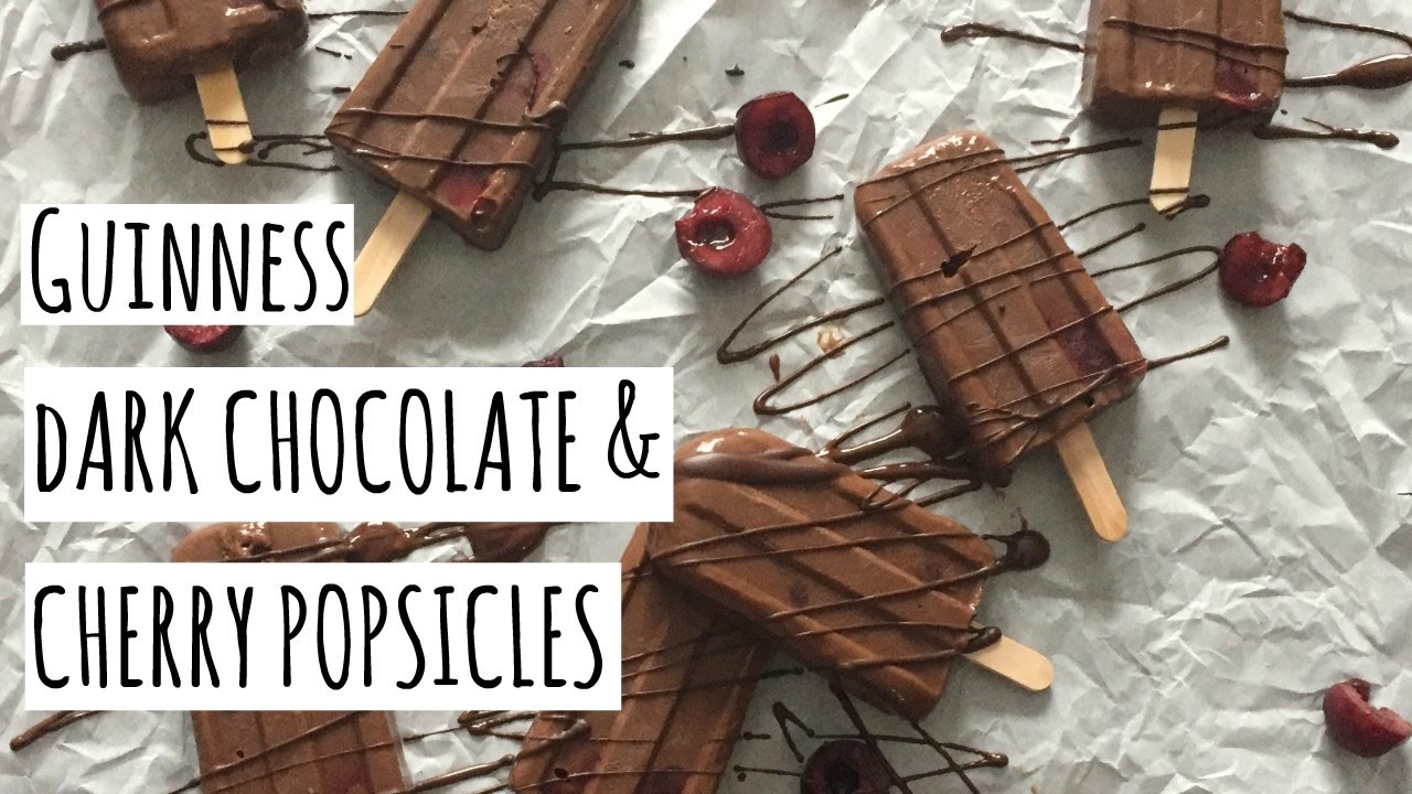 Guinness and Dark Chocolate Popsicles // Vegan // Breaking Chegan - YouTube