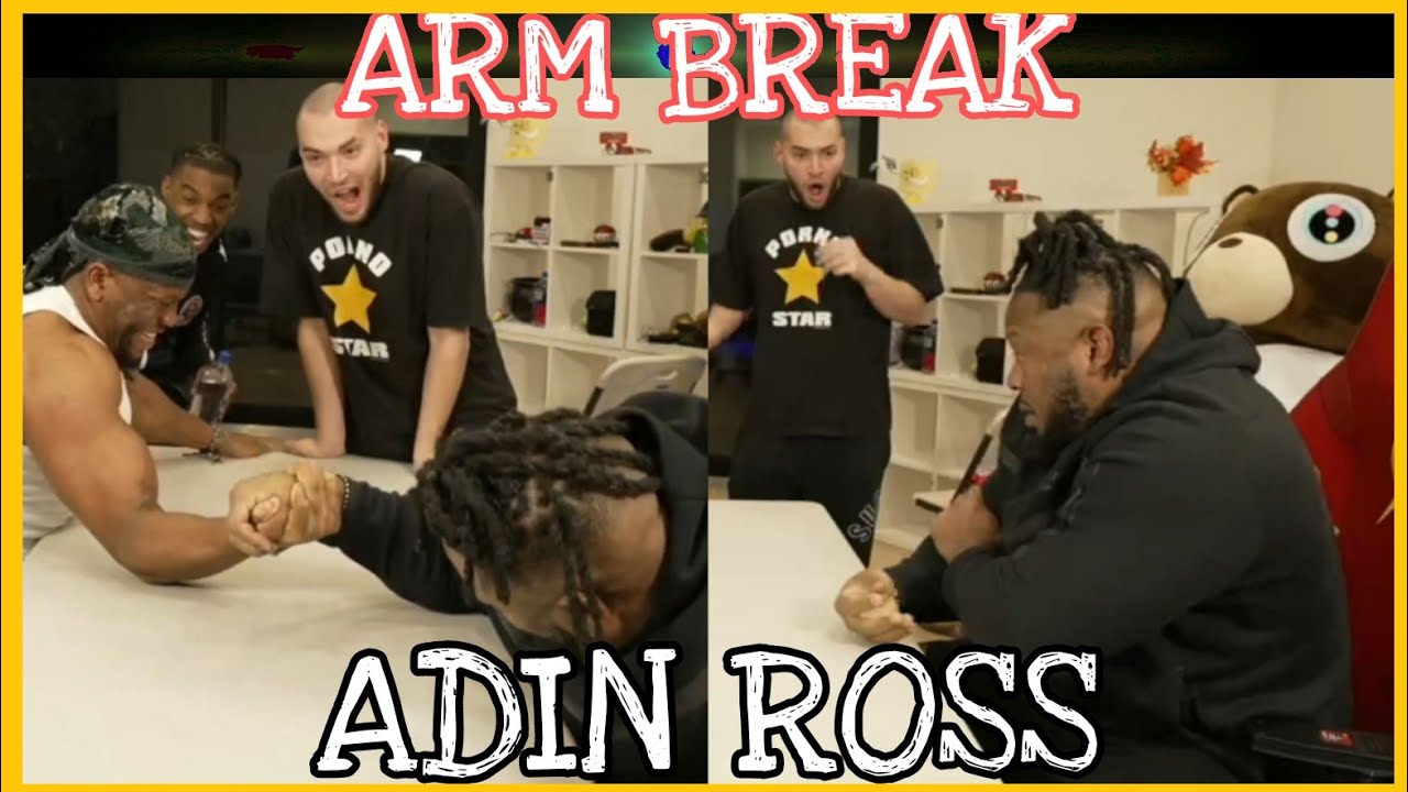 Adin Ross Bodyguard Breaks Arm during Arm wrestling - EXPLAINED - YouTube