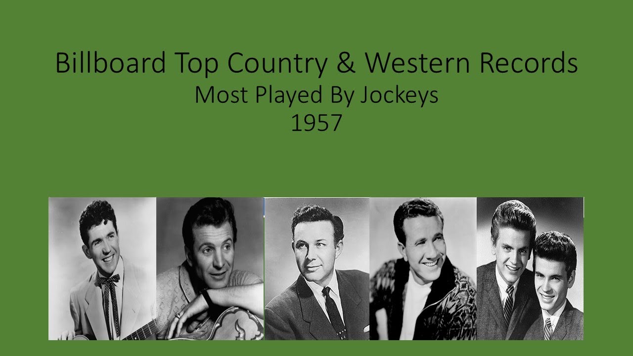 Billboard Top Country & Western Records, Year-End 1957 - YouTube