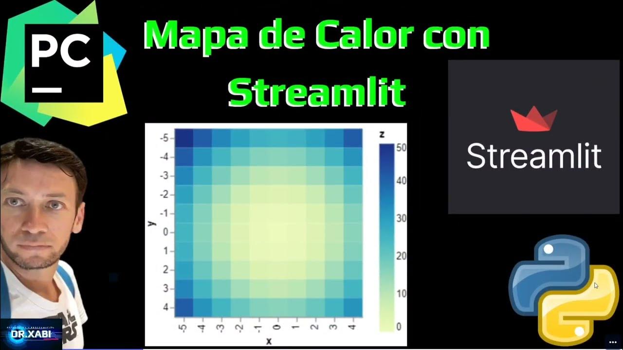 Construir un Sitio Web con Python: Mapa de Calor con Streamlit (PyCharm ...