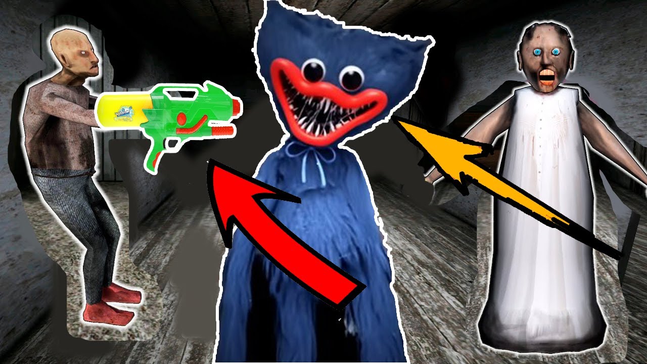 Granny vs Puppy Playtime vs Grandpa funny horror animation parody - YouTube