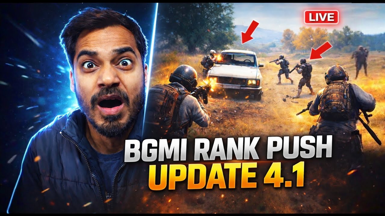 BGMI Update 4.1 Rank Push Livestream | BGMI Live 🔴 Rush Gameplay # ...