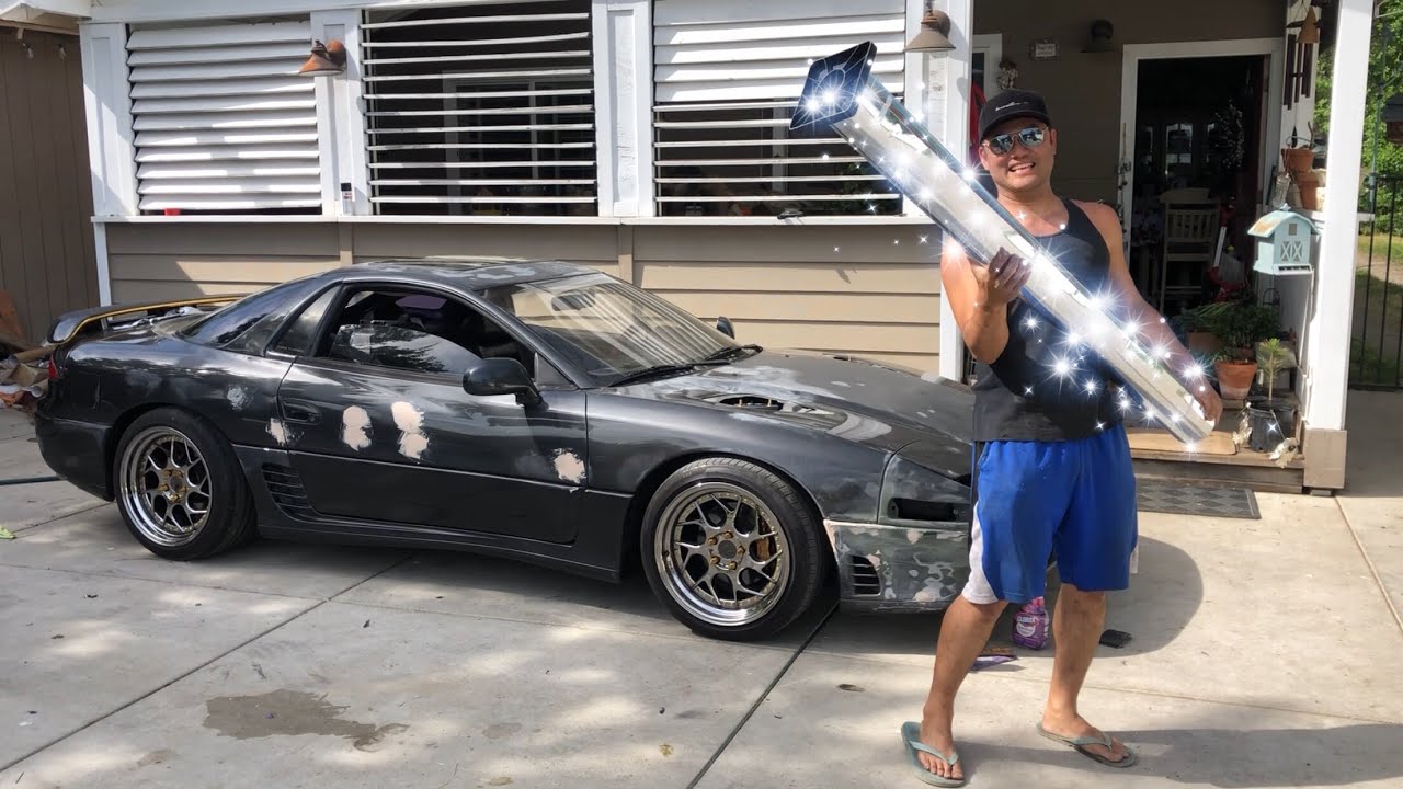 3000GT VR4 New Wrap & Do It Yourself Body Work. - YouTube