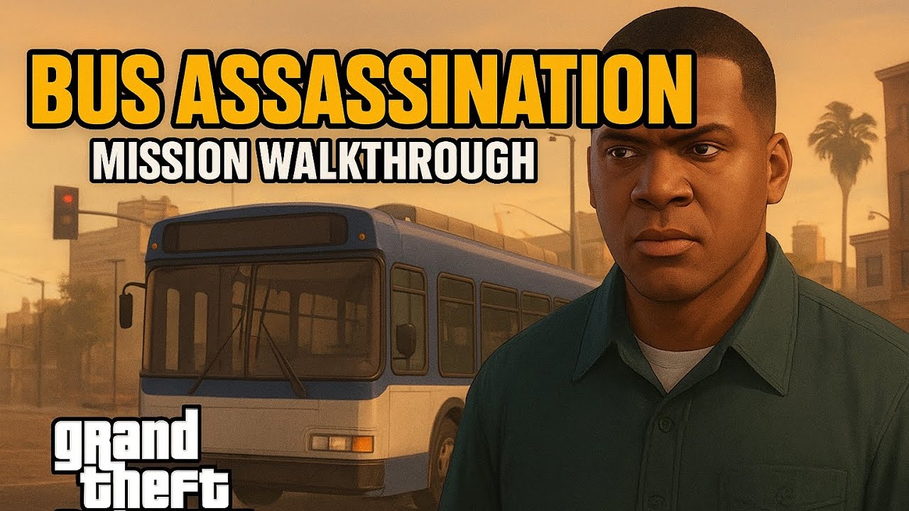 GTA 5 | Bus Assassination Mission Walkthrough | Lester’s Hit Contract ...