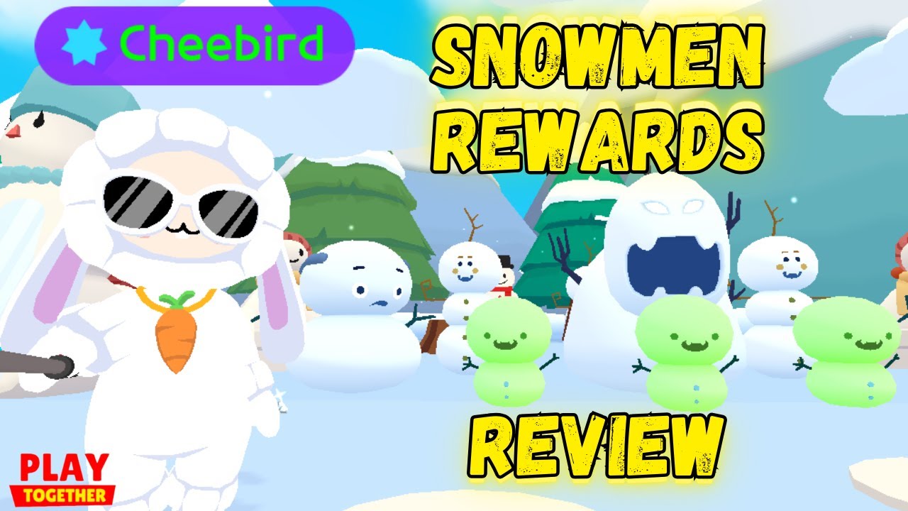 ALL Defeat the Snowmen Rewards (Play Together Game) - YouTube