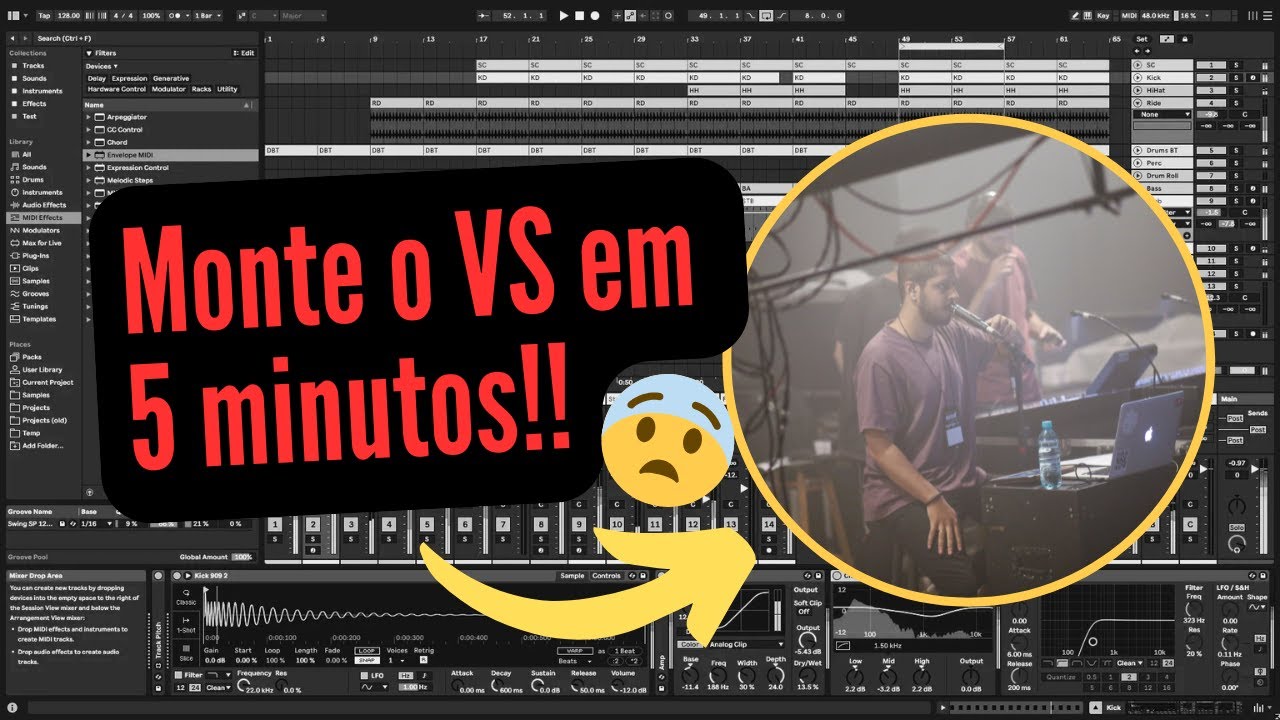 Como montar um template profissional de VS (Multitrack) - Ableton Live ...