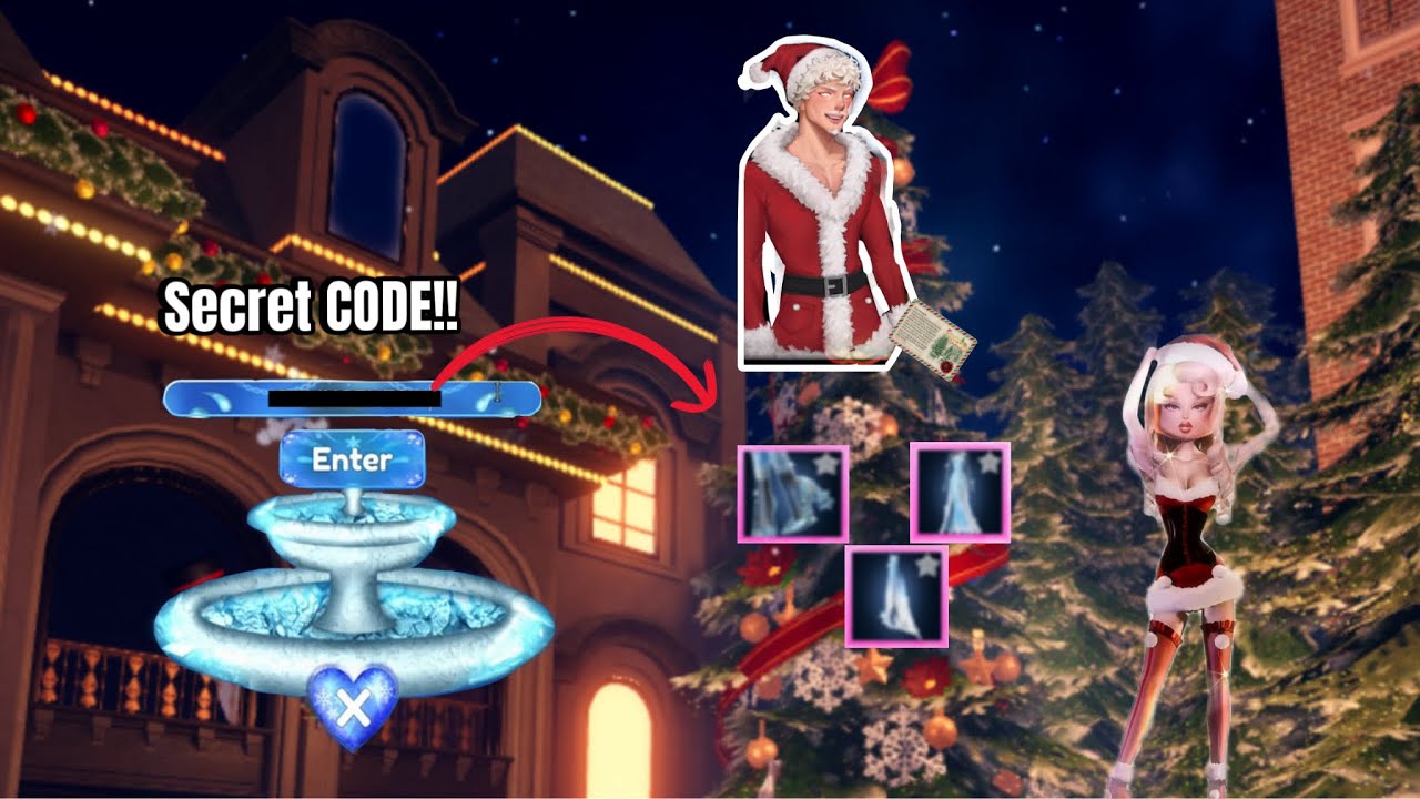 I dressed as *MRS. CLAUSE* to solve the winter quest! 🤶#dresstoimpress ...