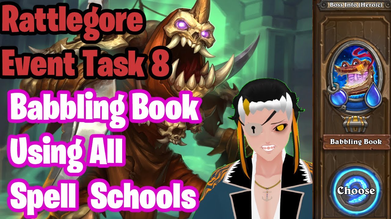 Rattlegore Event Task 8: I Love Spells! | Heroic Babbling Book Using ...
