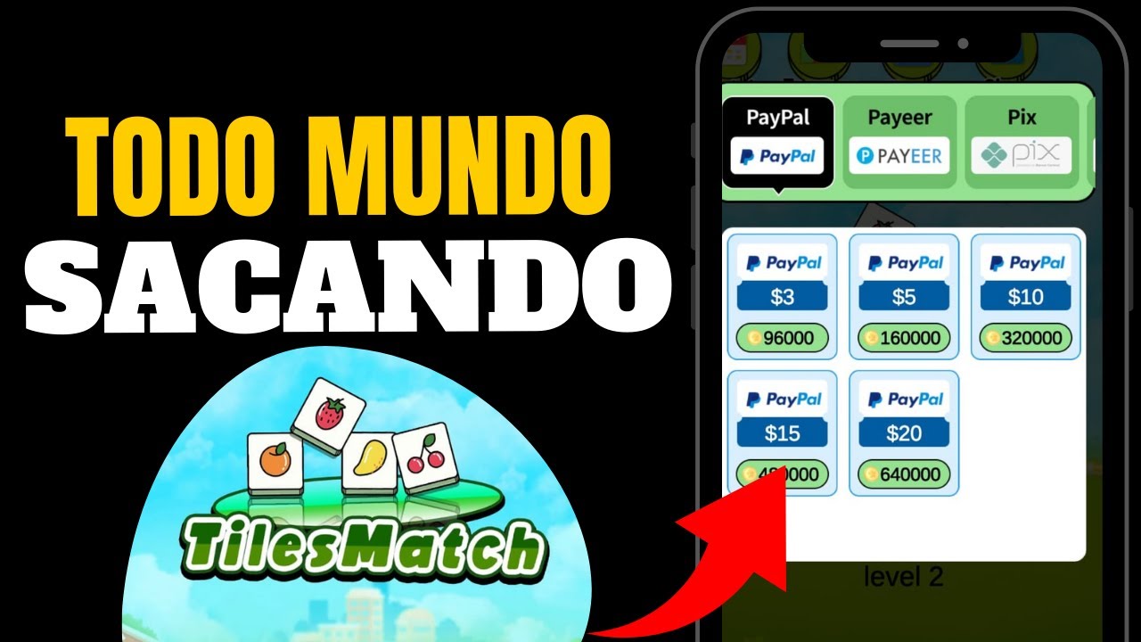 Tiles Master GANHE DINHEIRO R$5 a R$100! PAGA Aplicativo de jogo para ganhar dinheiro 2024 - YouTube