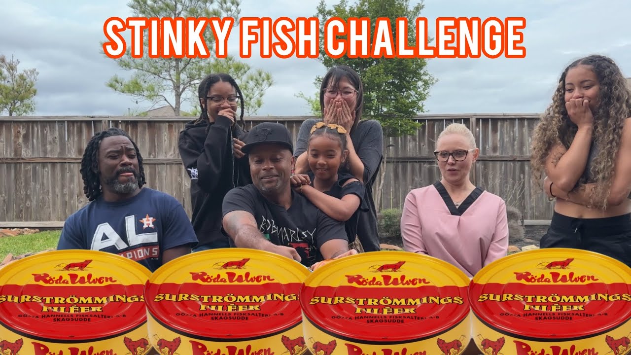 Stinky Fish Challenge with Cole Family and Friends! - YouTube