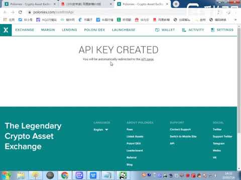 How to create API keys for Poloniex exchange bitmoneytree setup guide - YouTube