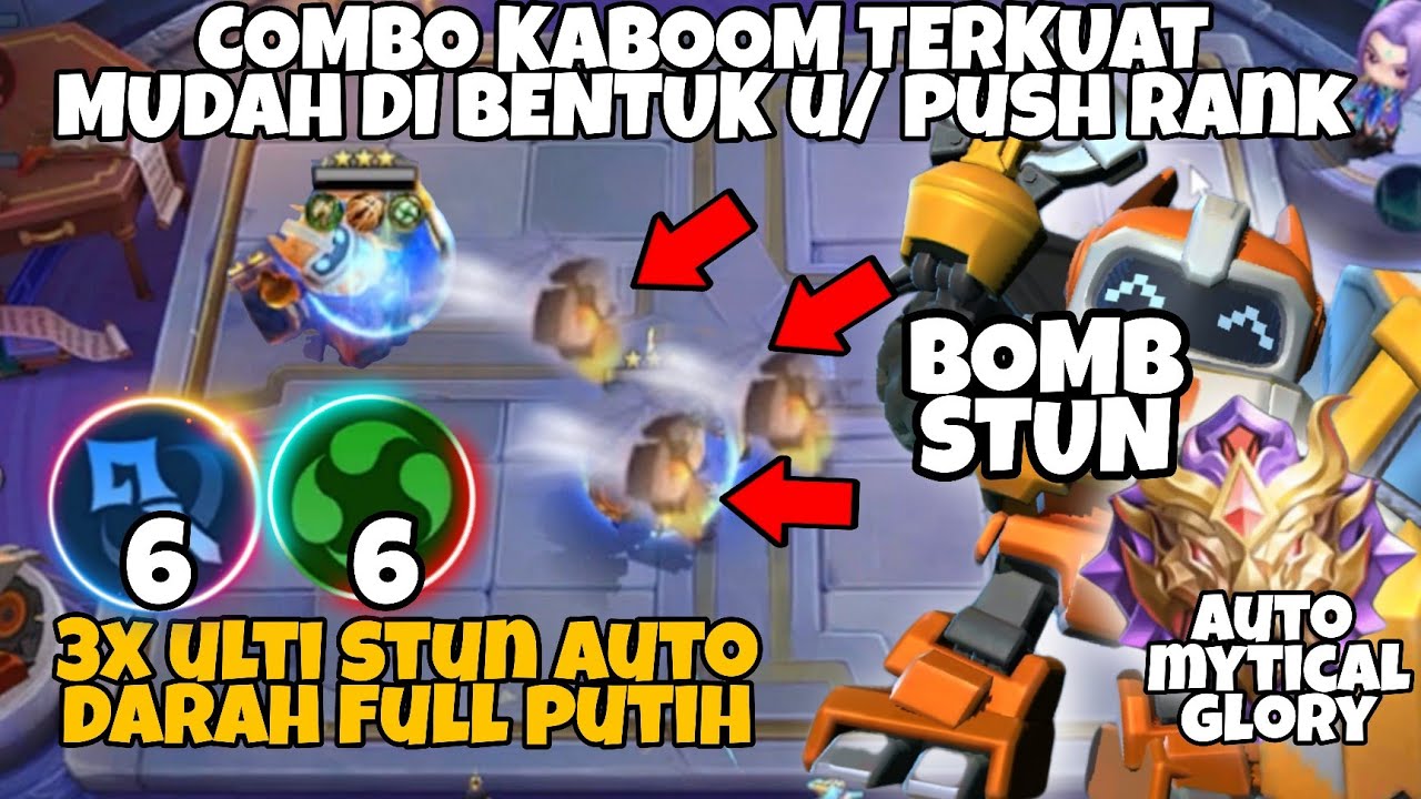 KABOOM 6 MAGE 6 ELEMENTALIST 3X ULTI BOMB STUNNYA !! MAGIC CHESS NEW ...