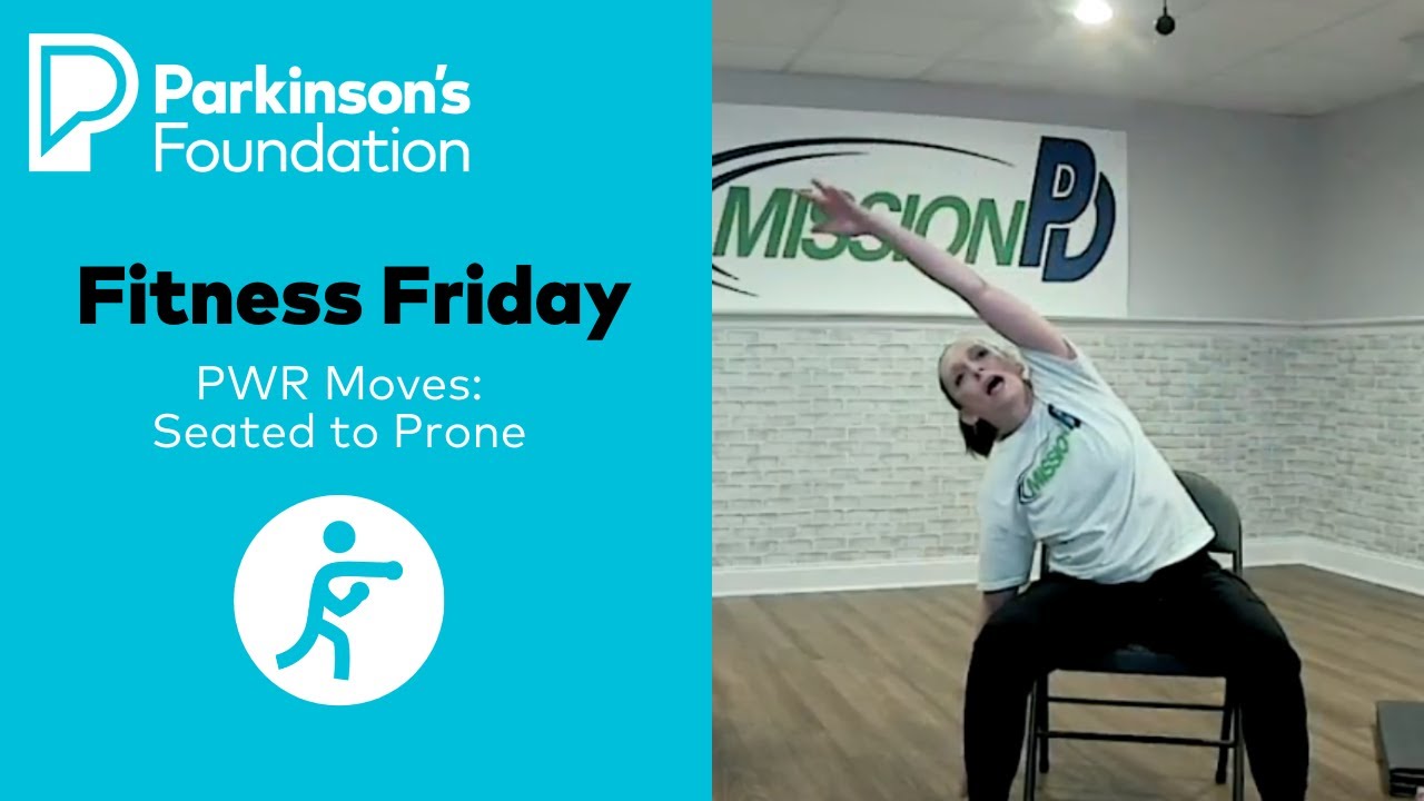 Parkinson's Disease Exercises: PWR Moves - Seated to Prone - YouTube