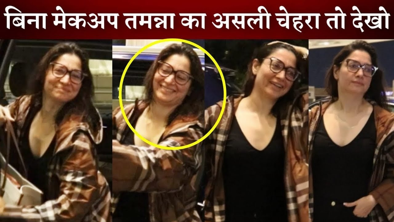 Tamanna Bhatia Unbelievable Look in Without Makeup at Airport She is ...