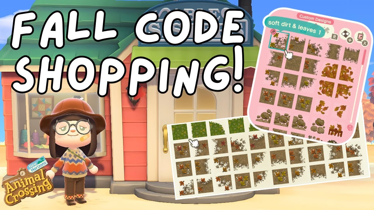 Fall Code Shopping and Mood Board! | Animal Crossing New Horizons - YouTube