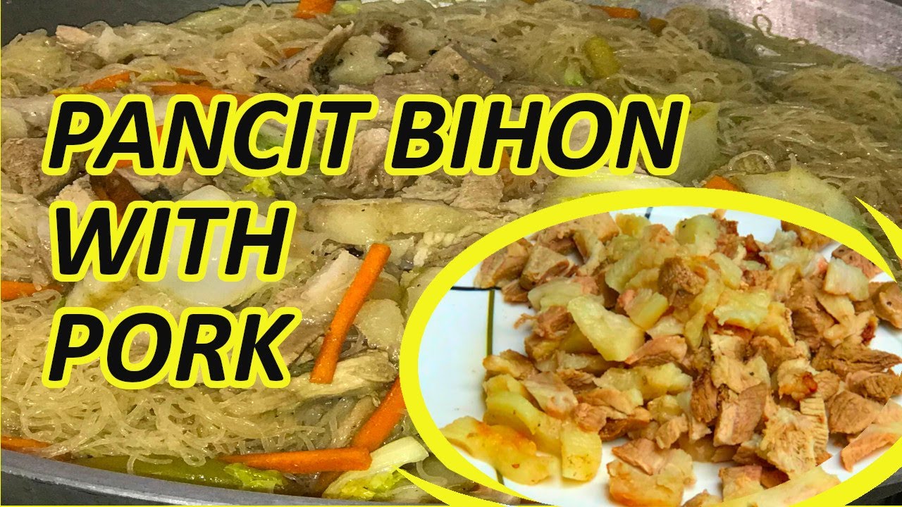 Homemade Pancit bihon made easy and delicious - YouTube