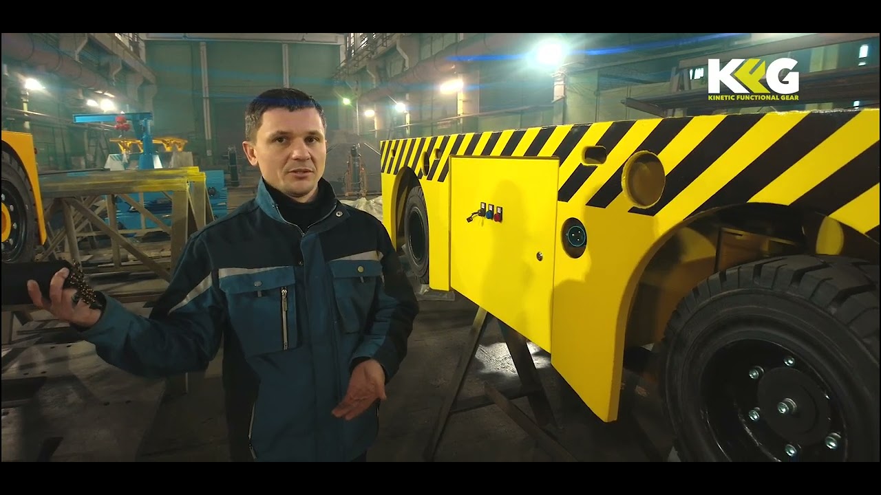Самоходная транспортировочная платформа, гп 12 т/ Wheeled battery cart ...
