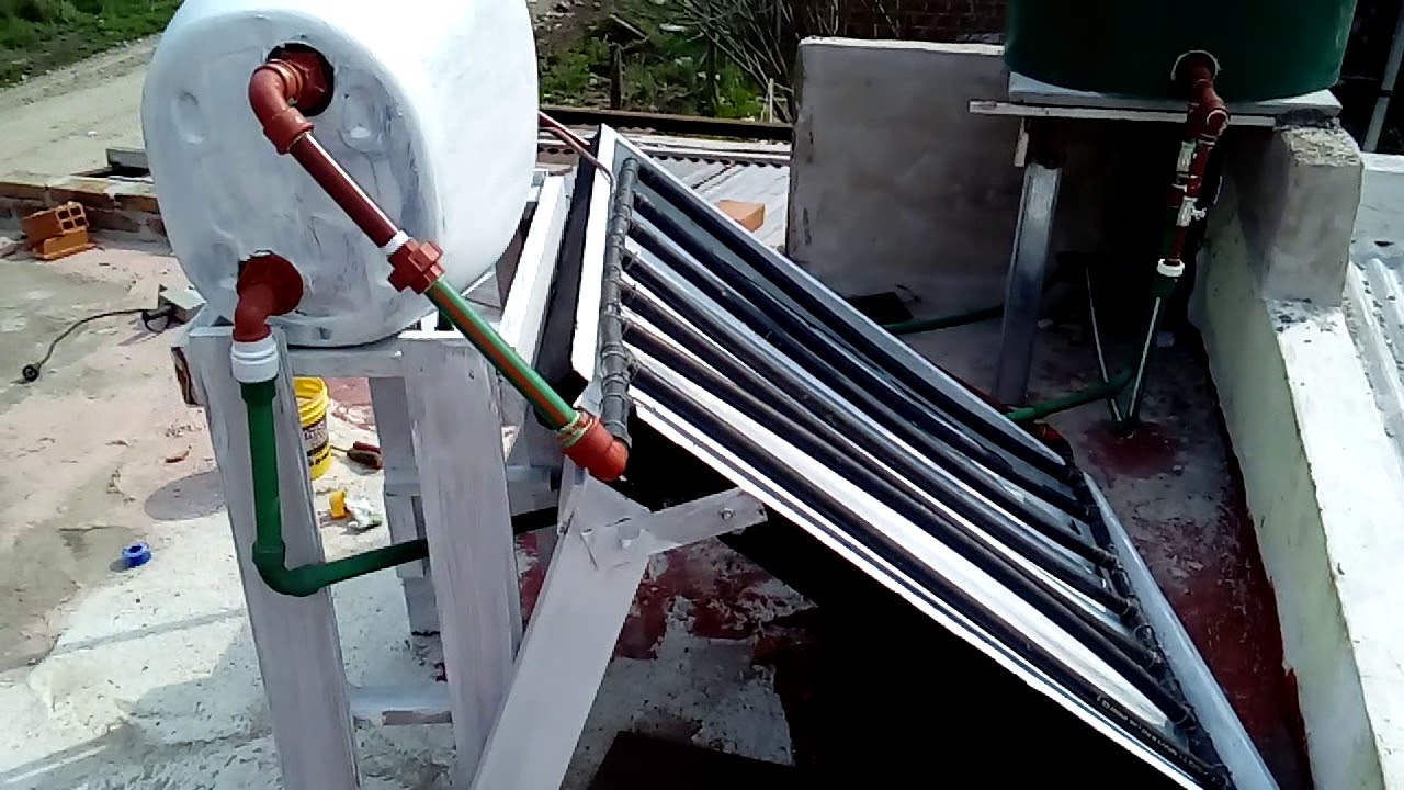 Termotanque solar casero - YouTube