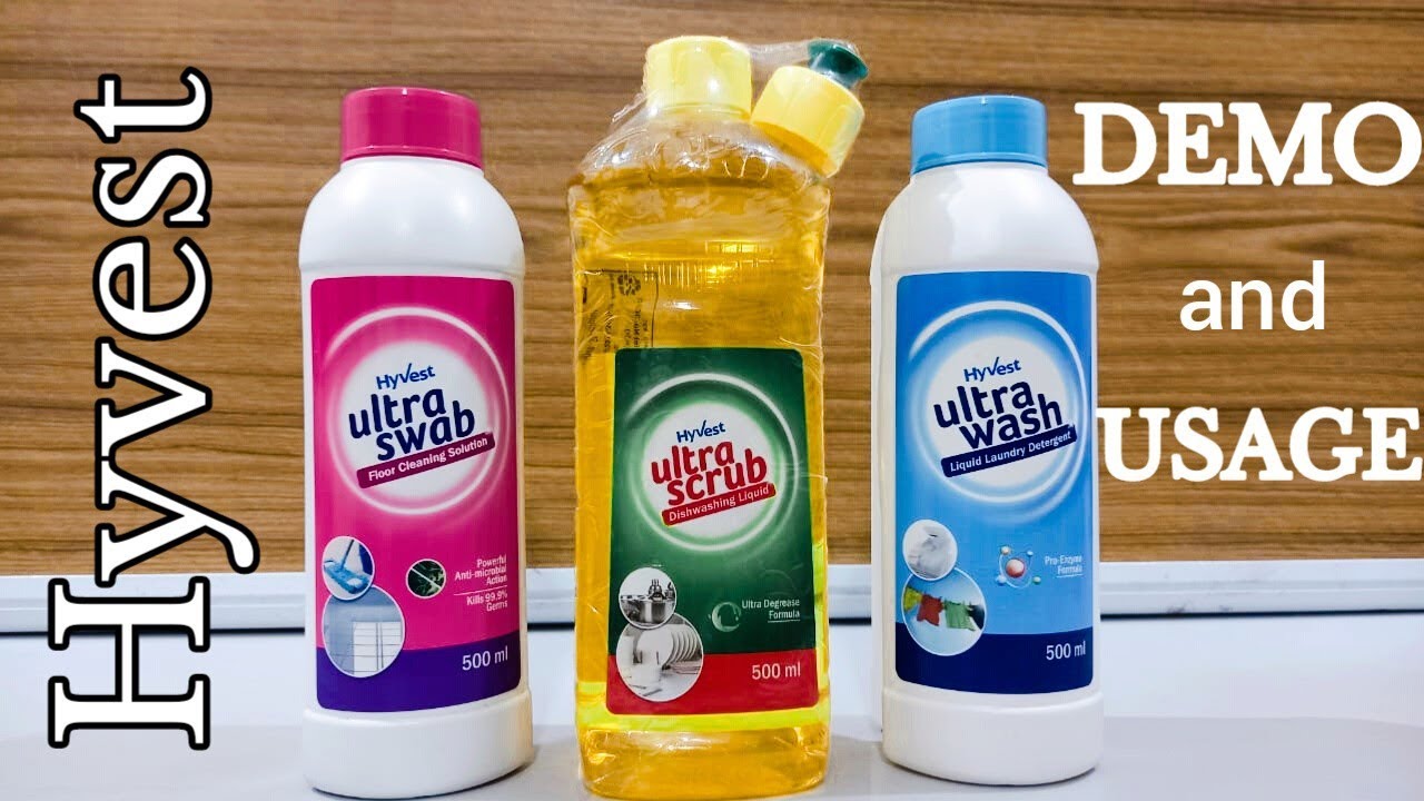 VESTIGE Hyvest products Demo | ultra wash, ultra scrub, ultra swab ...