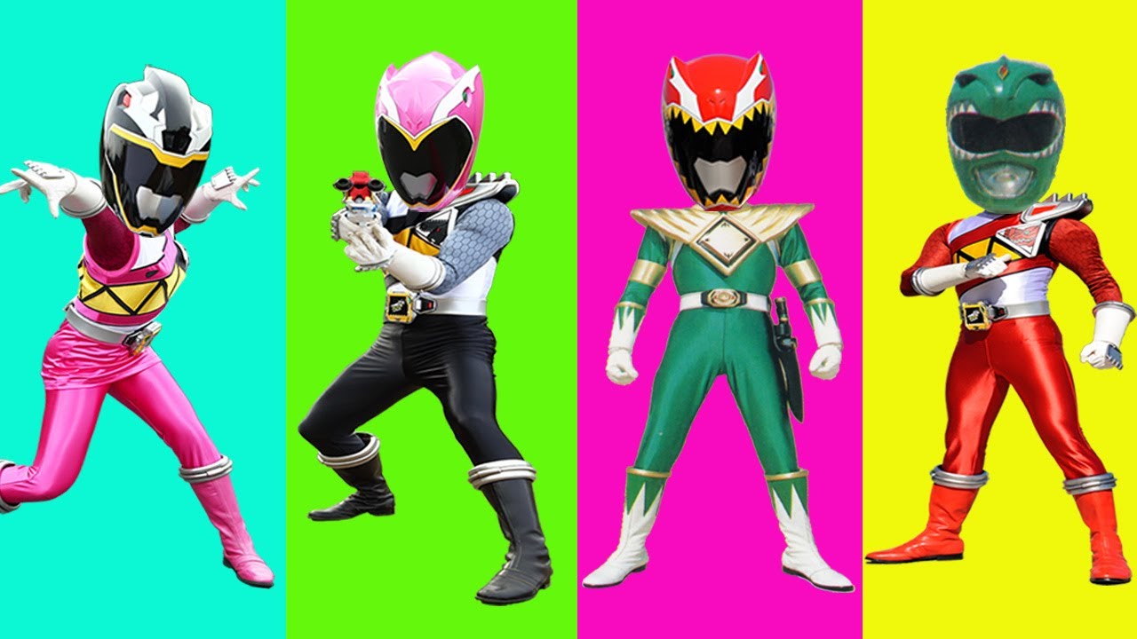 파워레인저 Power Ranger Wrong Head Nursery Rhymes - YouTube