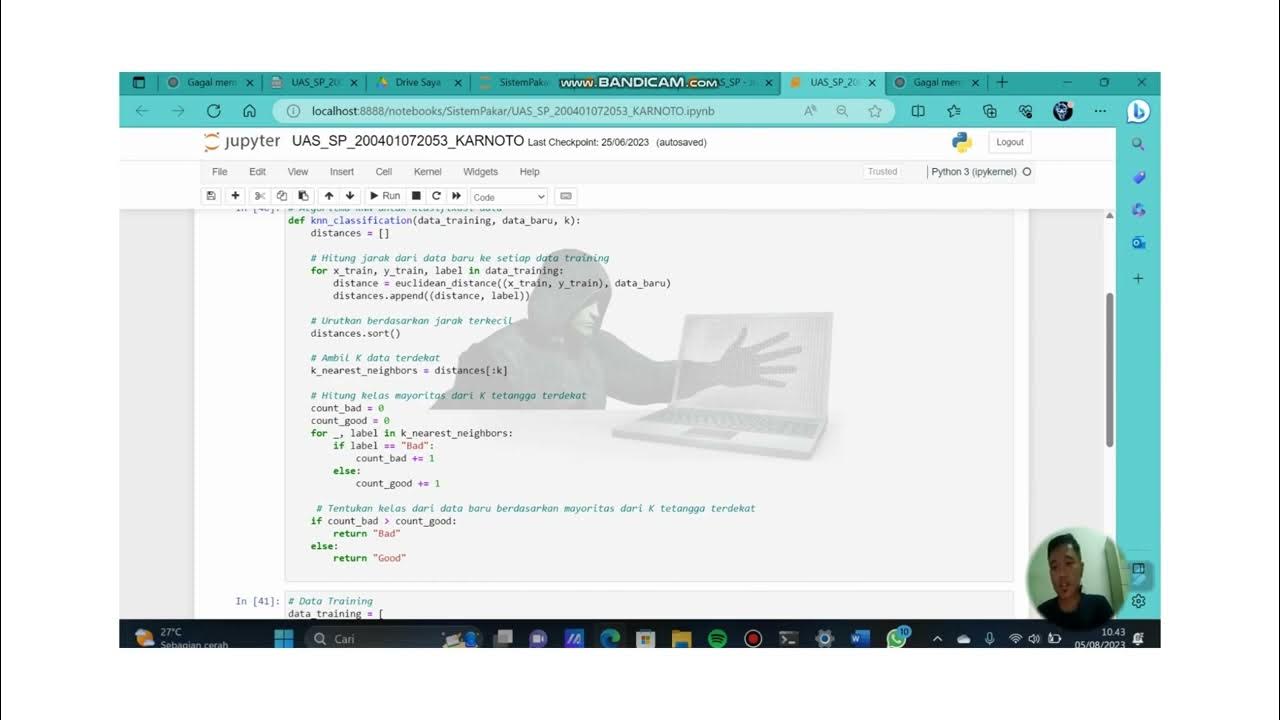Klasifikasi data menggunakan Algoritma KNN - YouTube