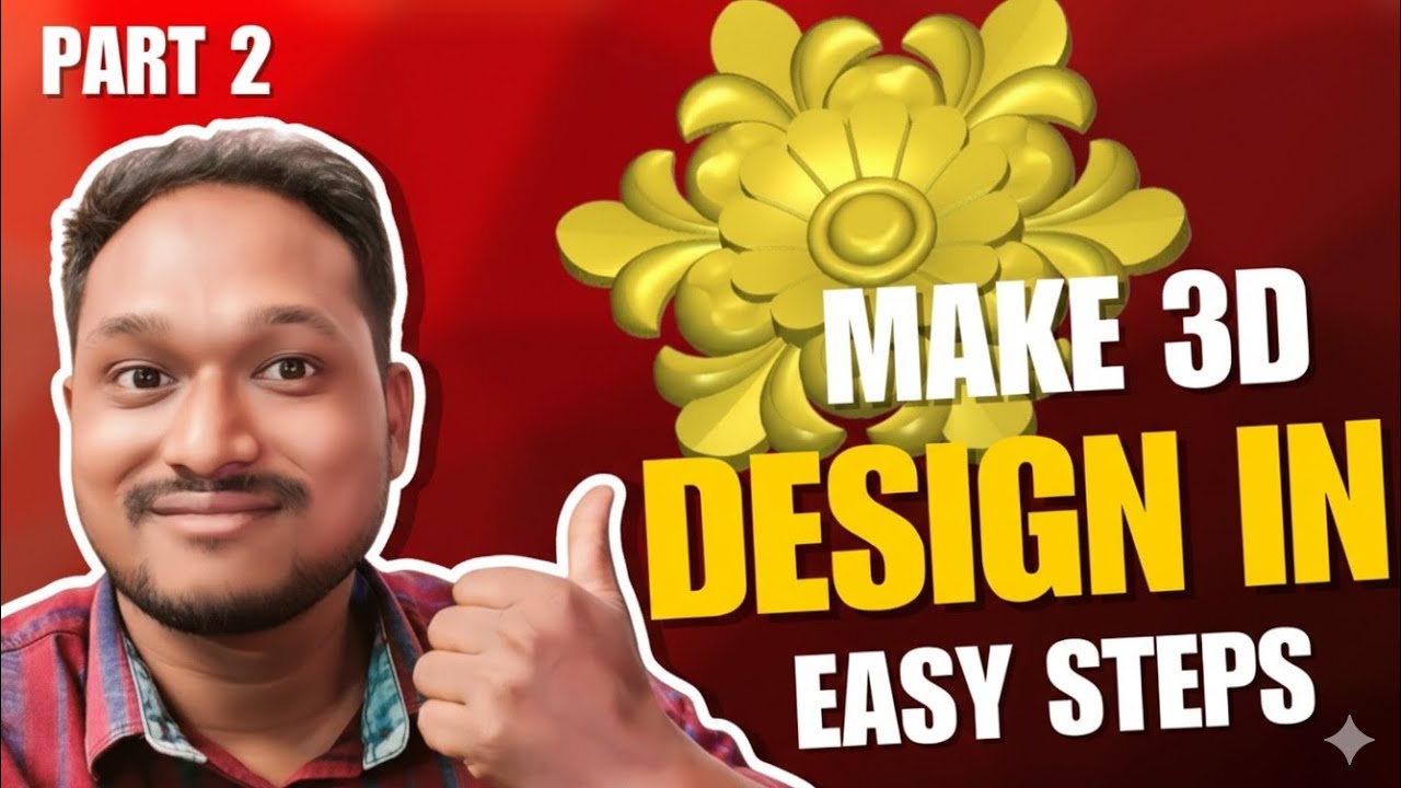 How to make 3d designs in some easy steps using Layer in Artcam 2018 ...