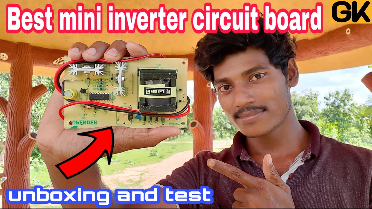 Mini inverter circuit board unboxing and test / mini inverter / in ...
