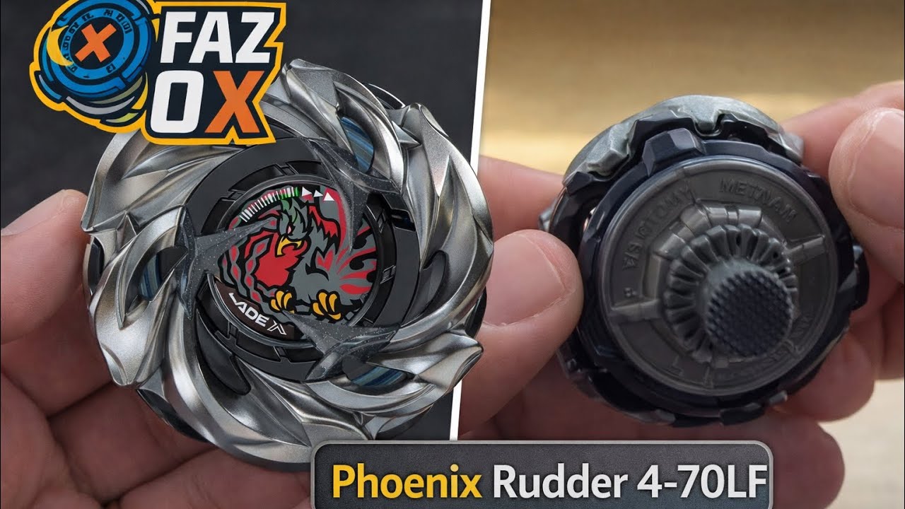 Análise do Phoenix Rudder 4-70LF. Beyblade X - YouTube