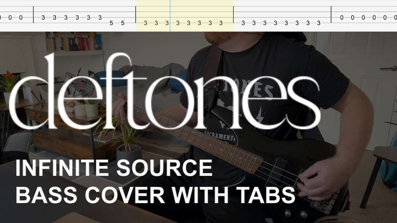Deftones - infinite source (Bass Cover with Tabs) - YouTube