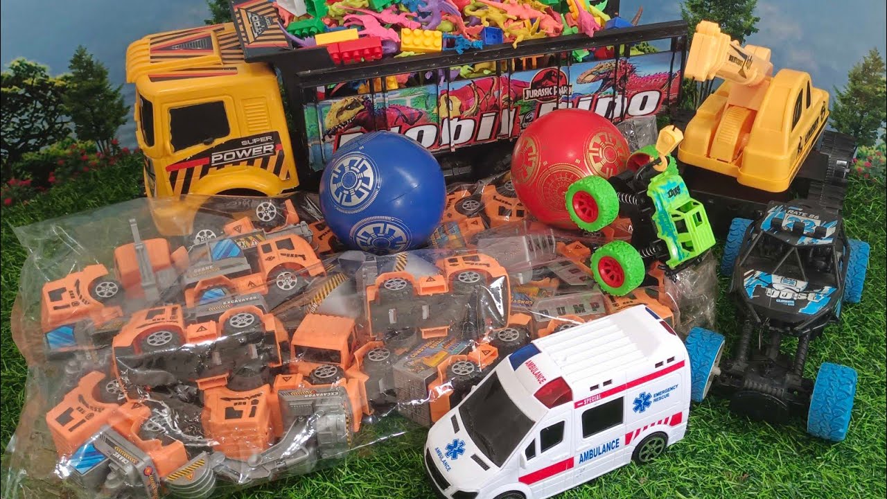 Mobil Monster Jump , Crane, Mobil Off Road, Ambulance, Mobil Derek ...