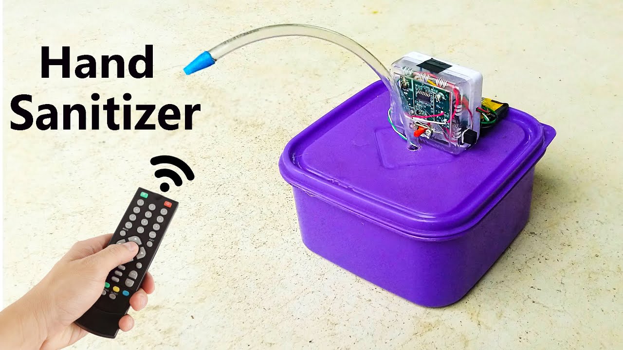 How To Make Automatic Hand Sanitizer Machine - Hand Sanitizer Machine ...