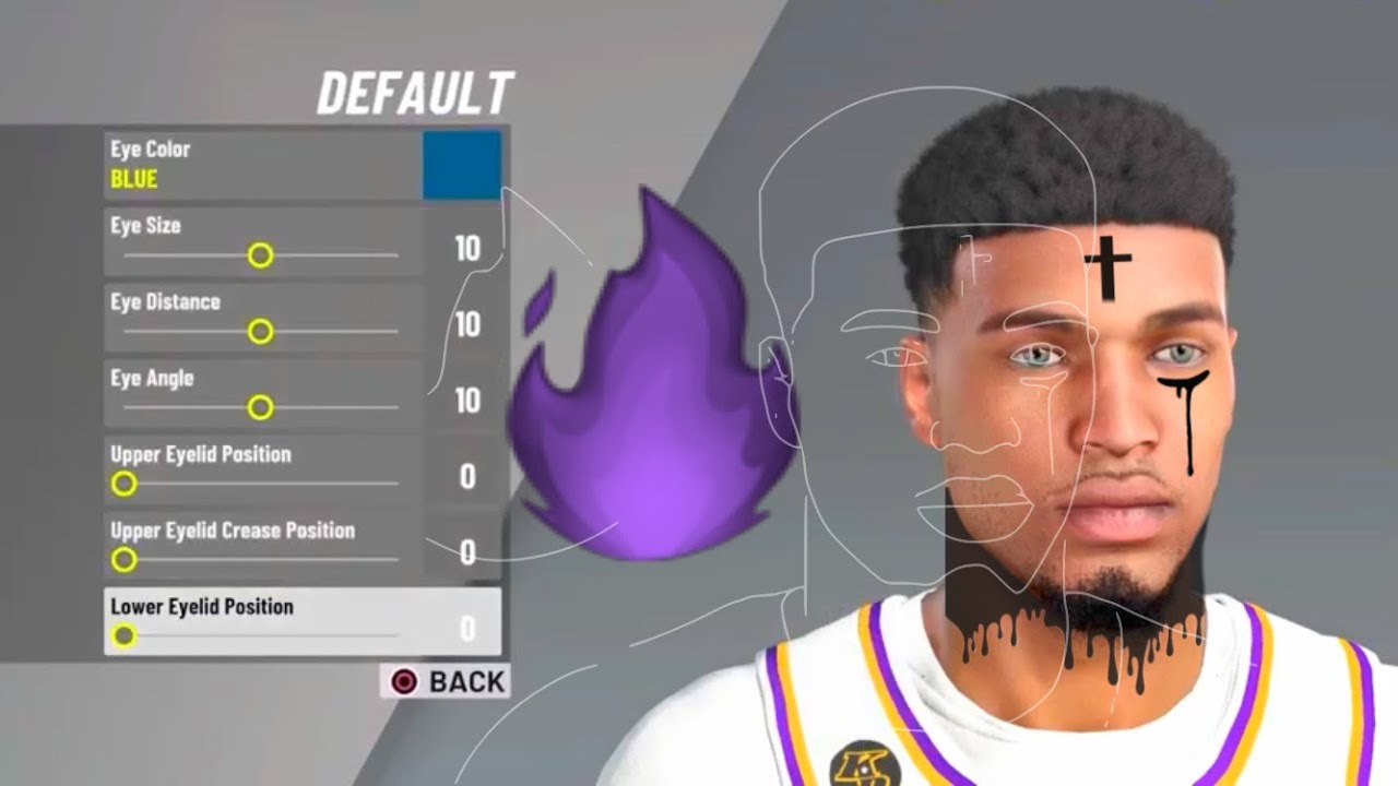 NBA 2K20 | Most drippy face tutorial | Never done before! - YouTube