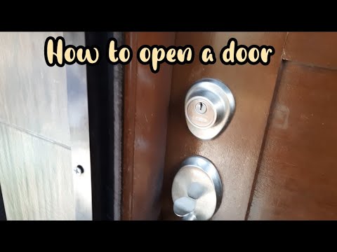HOW TO EASILY OPEN A LOCKED DOOR || LIFE HACK || TIPS ||TUTORIAL - YouTube