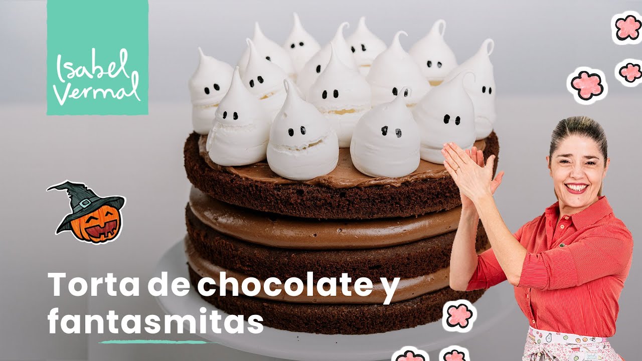 Torta de chocolate y fantasmitas - YouTube