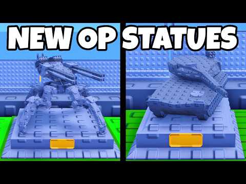 Crafting NEW OP STATUES in Roblox Mini War