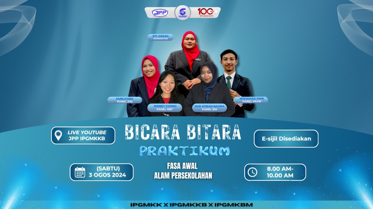 Bicara Bitara Praktikum: Fasa Awal Alam Persekolahan - YouTube