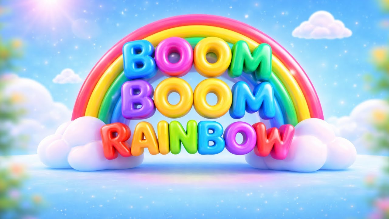 Boom Boom Rainbow 🌈 | Colors Song for Kids | Learn Colors (Preschool ...
