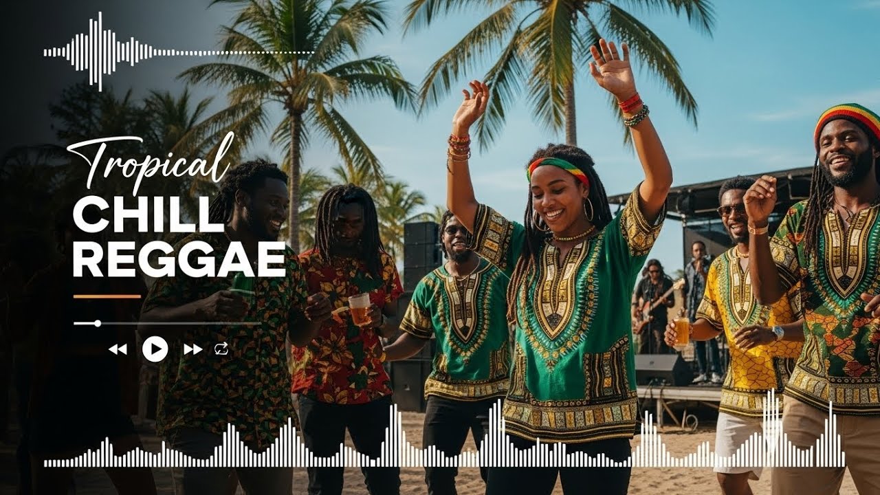 Hawaiian Tropical Chill Reggae 🌴 Summer Relaxation 24/7 Live Music ...