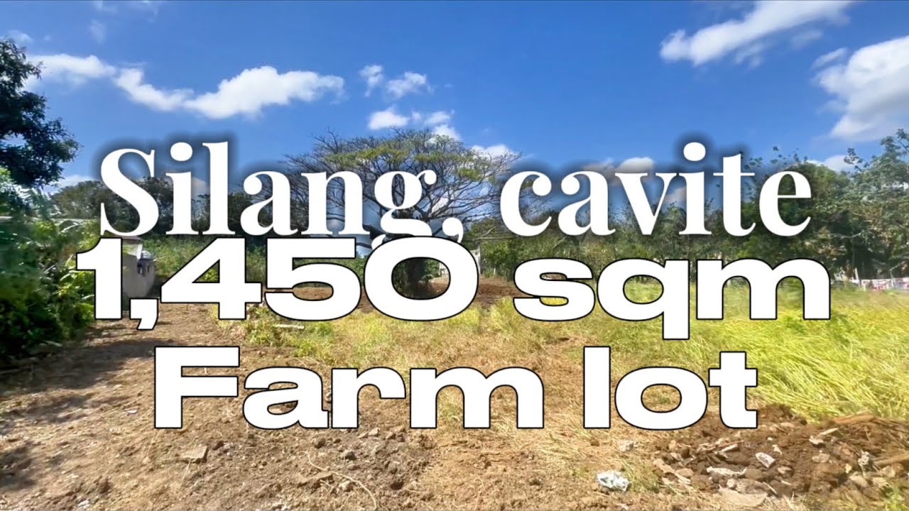 L-227-24 Silang cavite farm lot 1,450 sqm ideal for Rest house, private ...