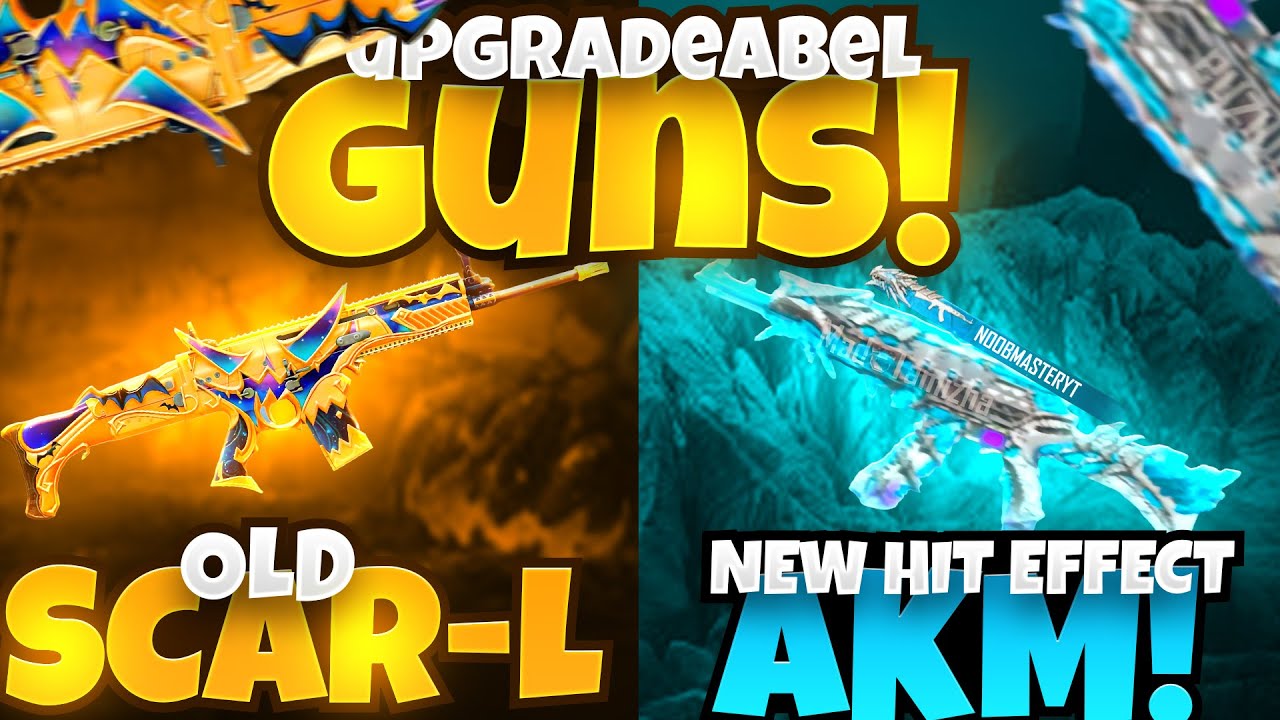 AKM On-Hit Effect Upgradeable Gun In PUBG Mobile | M17 Royal Pass ...