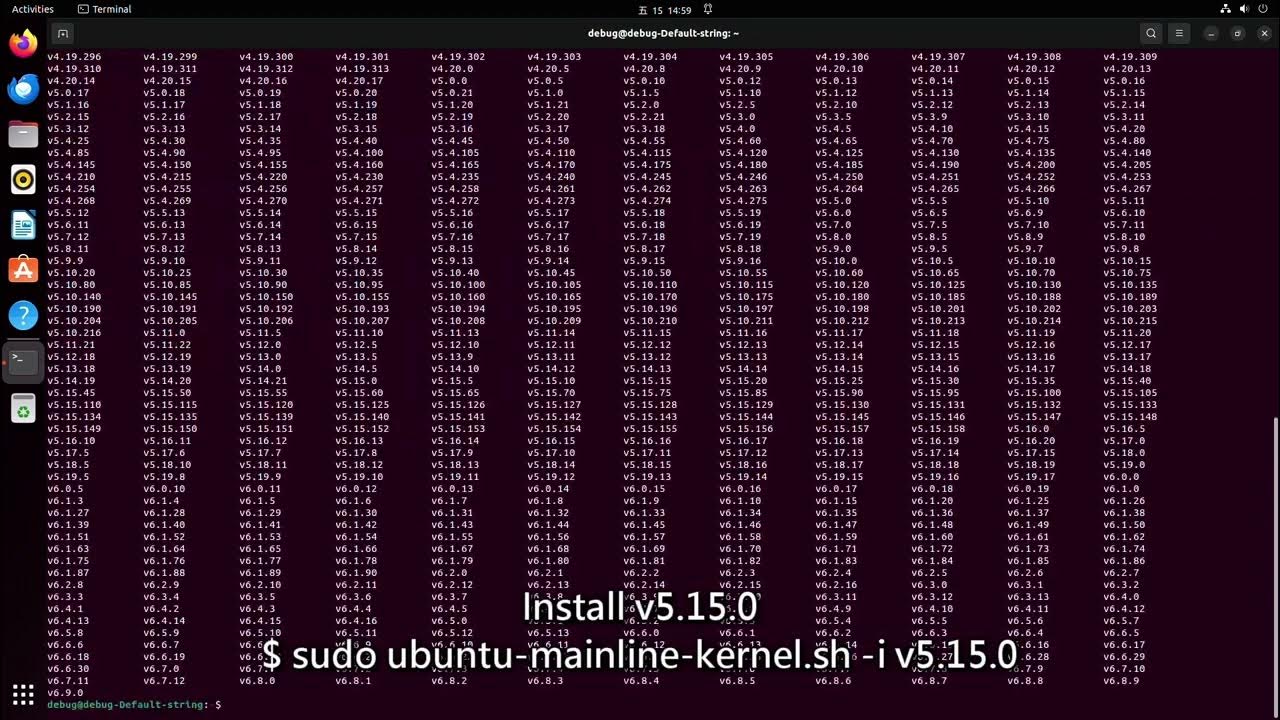 How to change kernel version in Ubuntu system - YouTube