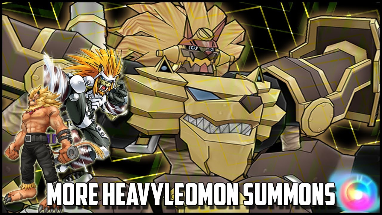 SUMMON ANIMATION CITY- HeavyLeomon Summons: Digimon ReArise JP - YouTube