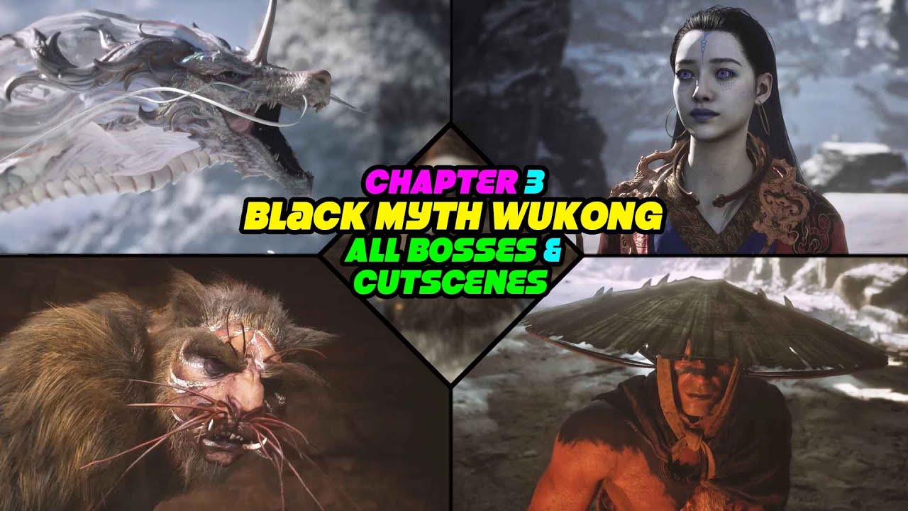 Black Myth Wukong - Chapter 3 (All Bosses & Cutscenes) - YouTube