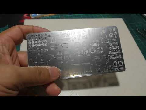 How To Use Photo Etch Parts For Gunpla or miniature models - YouTube