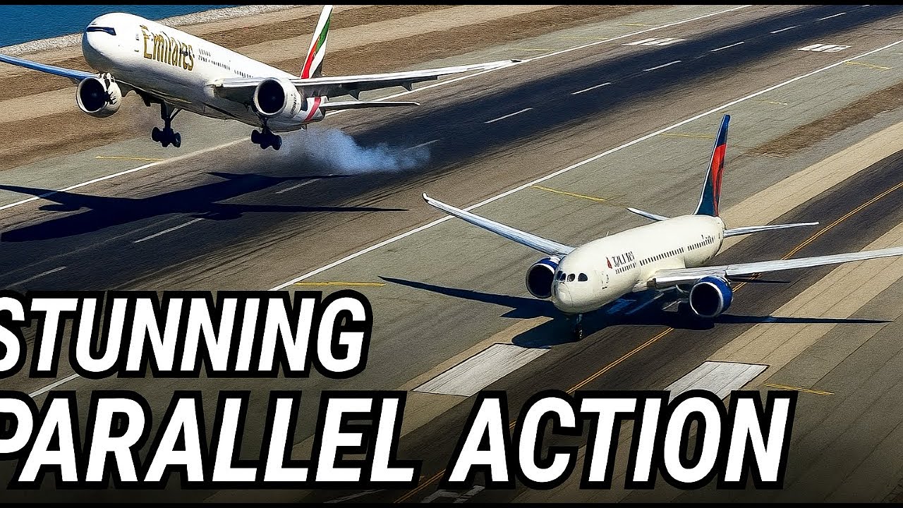 SFO Airport Takeoff & Landing: Stunning Parallel Runway Experience ...