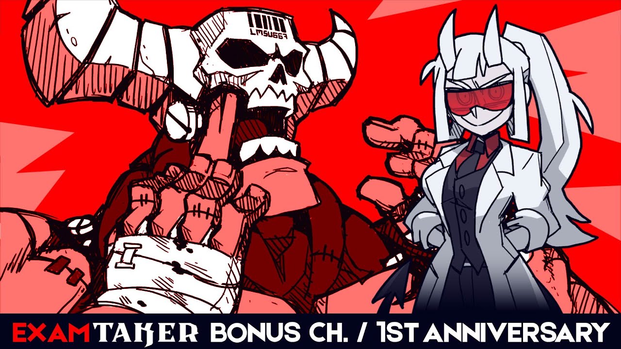 EXAMTAKER [DLC REACTIONS!] | Helltaker (BONUS CHAPTER / 1ST ANNIVERSARY) - YouTube